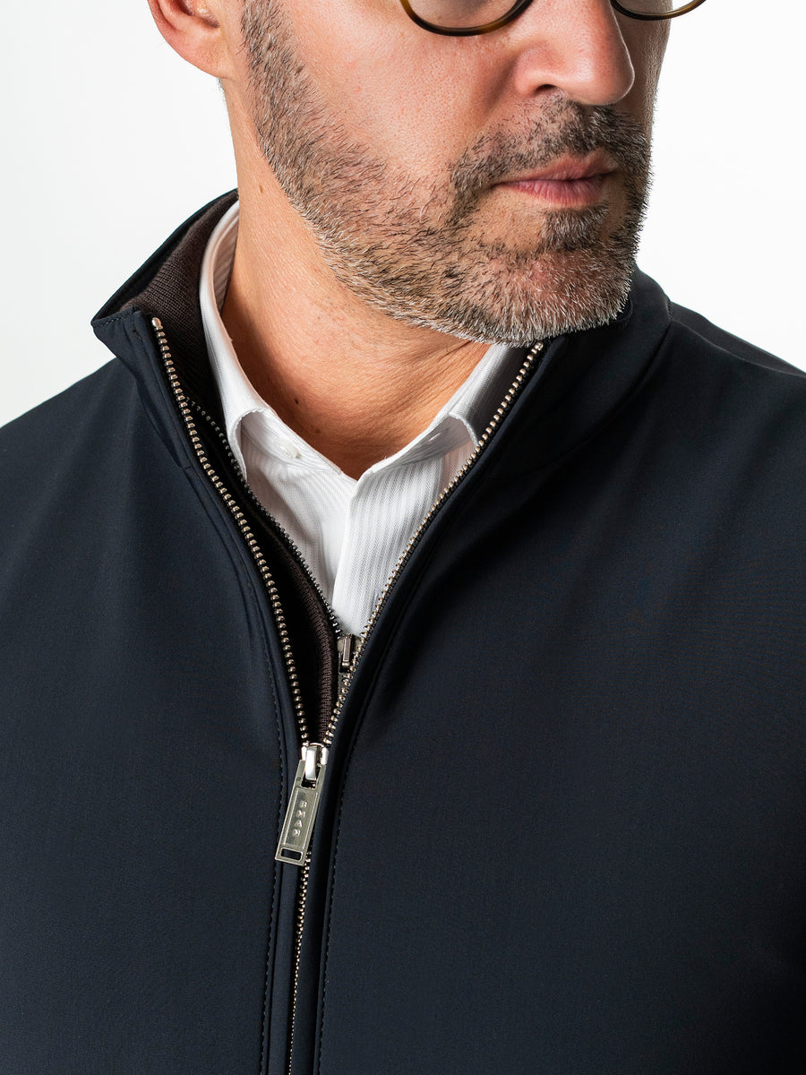 Vesta Premium Tip Jacketa Fara Maneci Neagra BMan0003