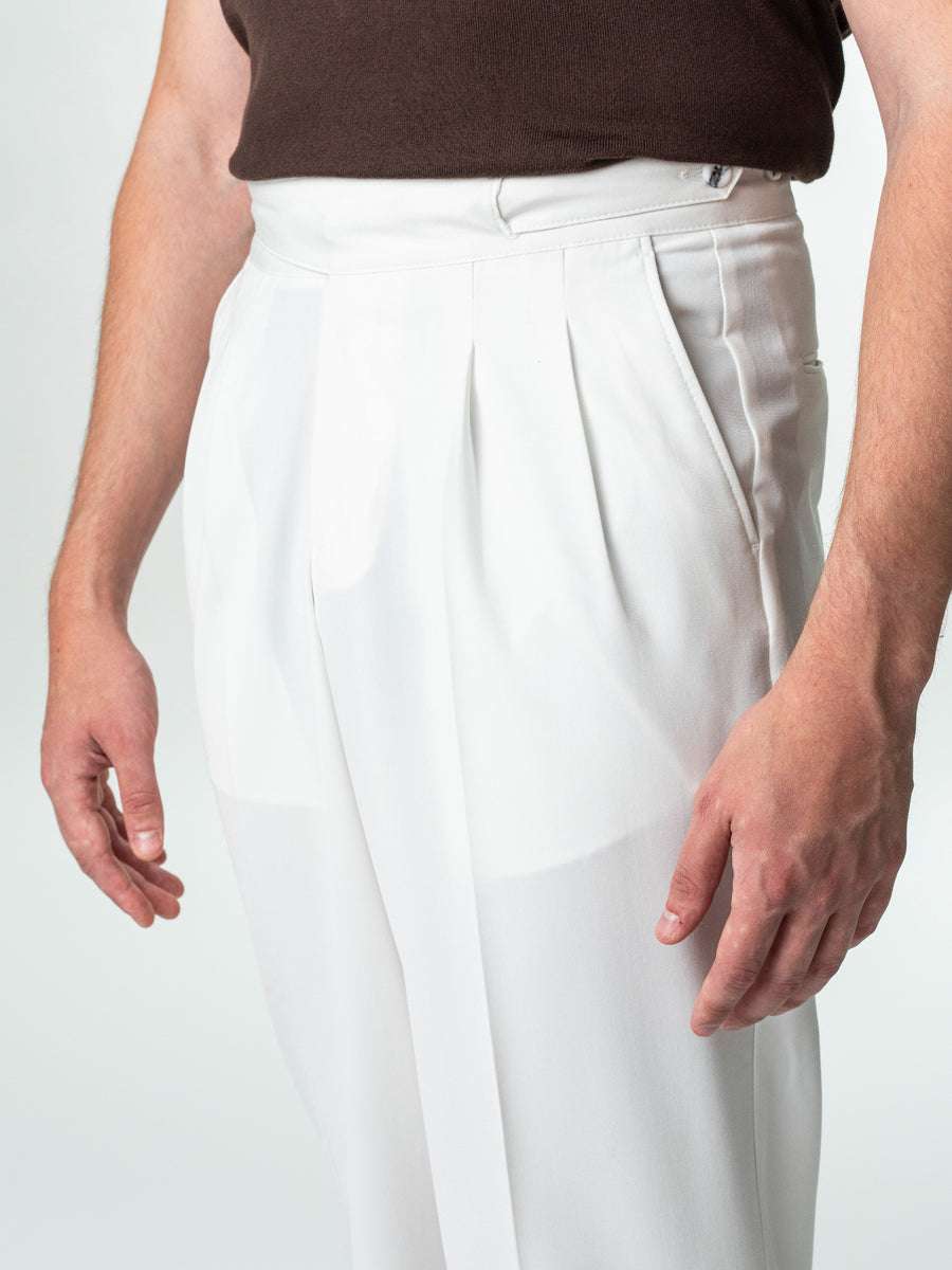 Pantaloni Barbati Albi British Gurkha Din Stofa Comfort BMan724