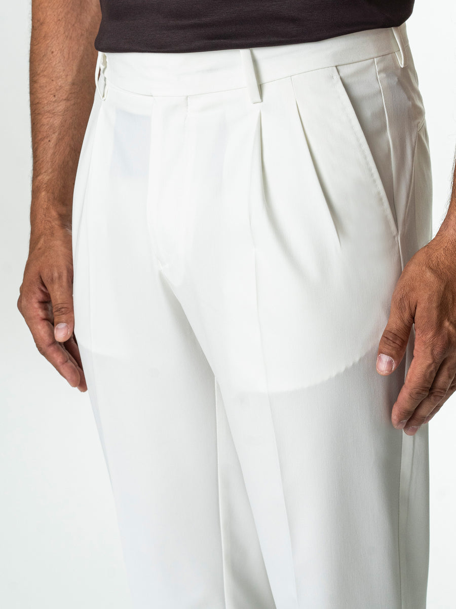 Pantaloni Barbati Albi Design Gurkha Stofa Confortabila Amestec Lana B