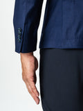 Sacou Smart Casual Barbati Albastru Indigo All Season Stofa Sarto BMan