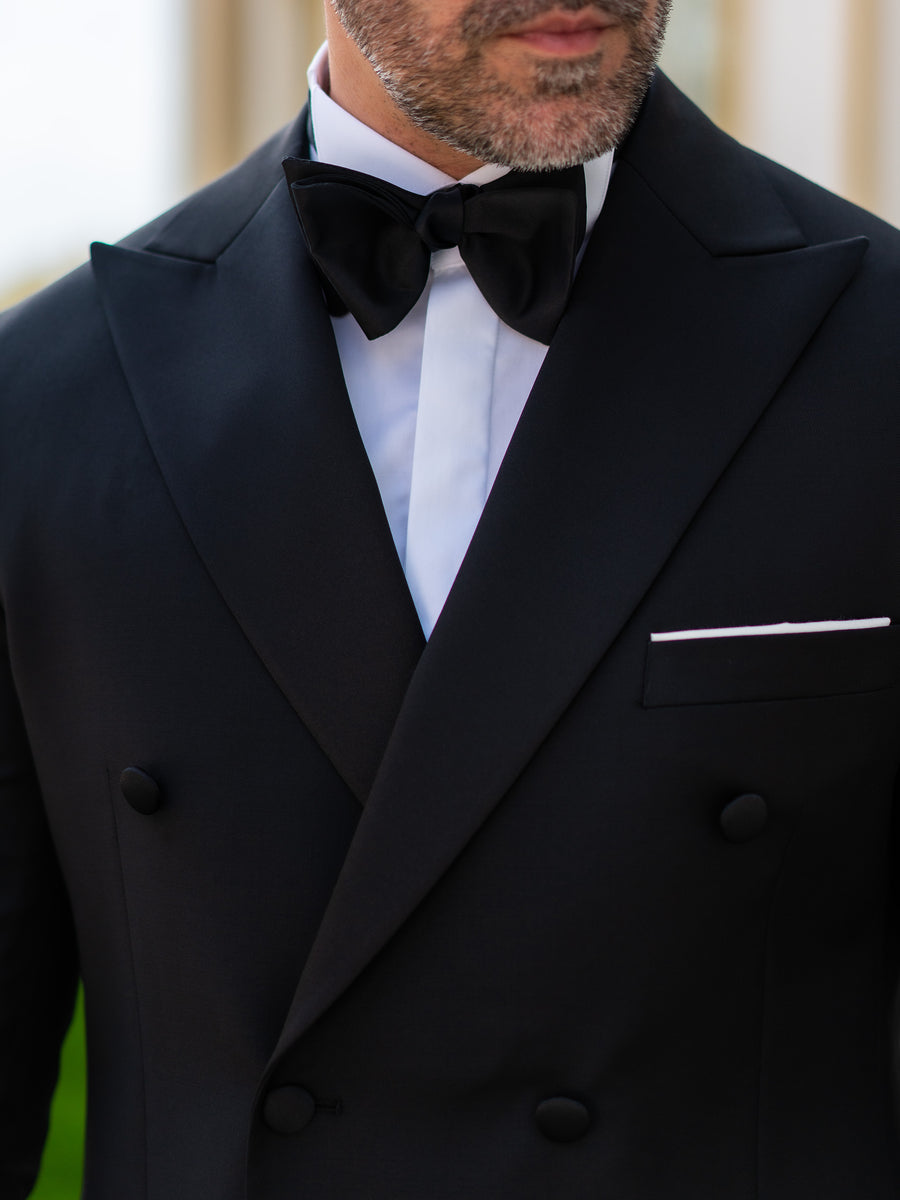 Tinuta Completa Barbati Smoking Negru Formal Ceremonie BMan019